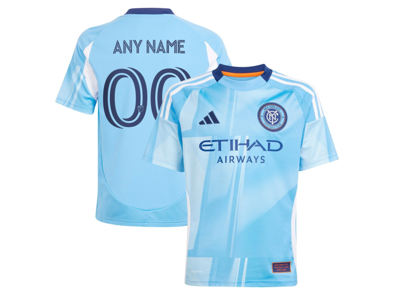 Customized New York City FC Light Blue 2025/26 The Excelsior Kit ...